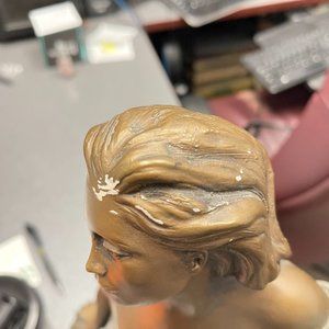Art | Alice Heath Sculpture 199 Seated Woman On Rock | Poshmark